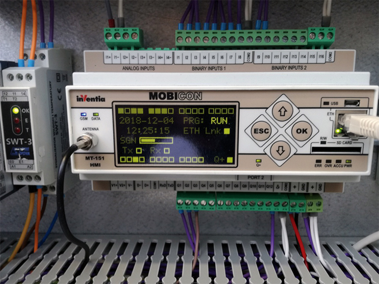 Mobicon MT-151 HMI controls the work of the pumping station – Inventia ...